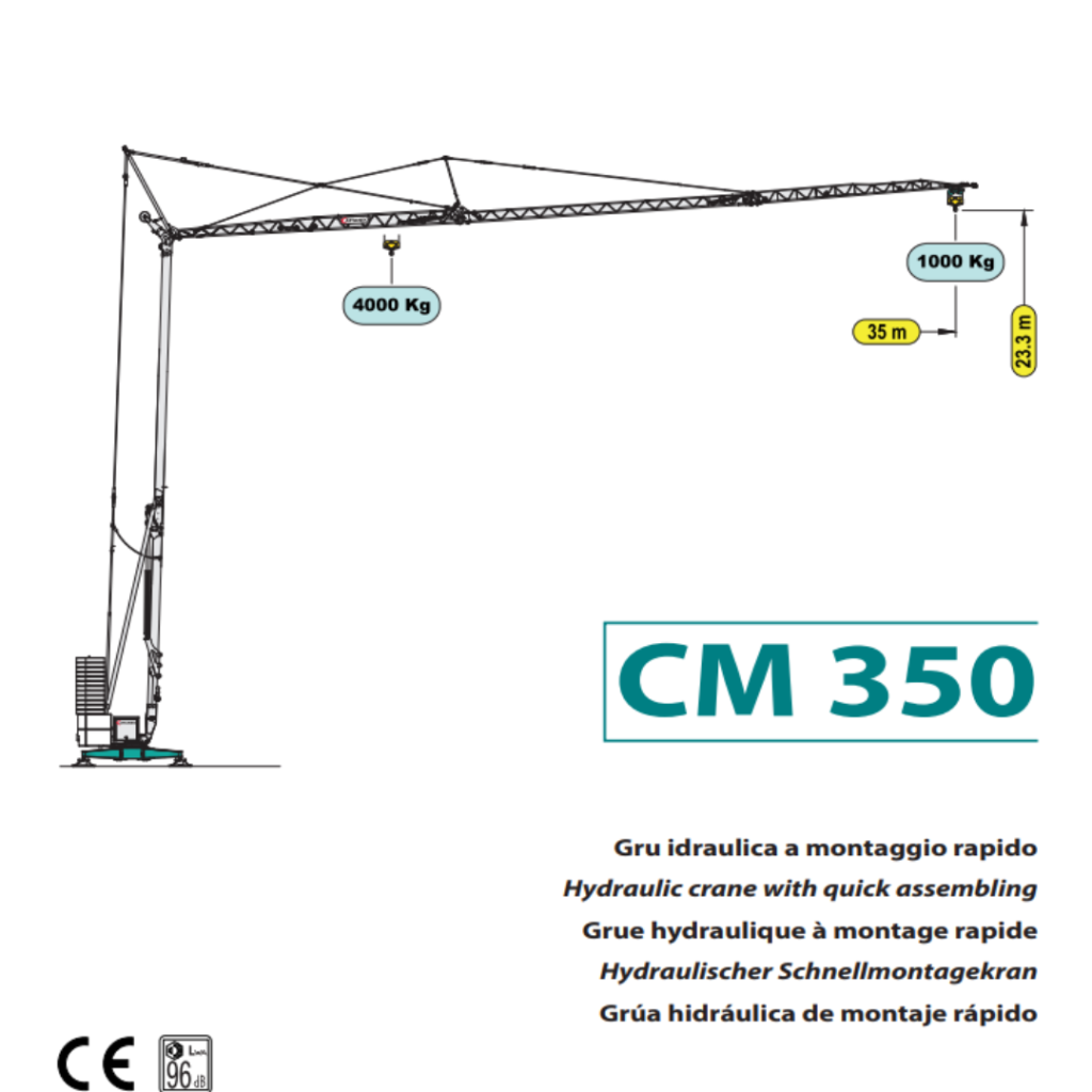CM 350 bouwkraan huren?- Huureenbouwkraan.nl